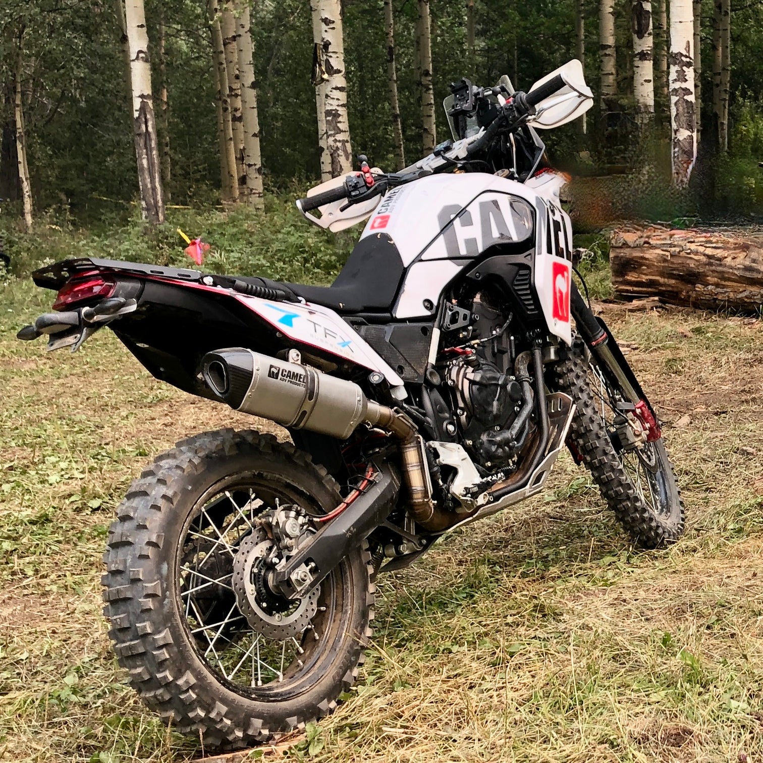 T7 High Exhaust - Enduro Bend – Camel ADV Products LTD