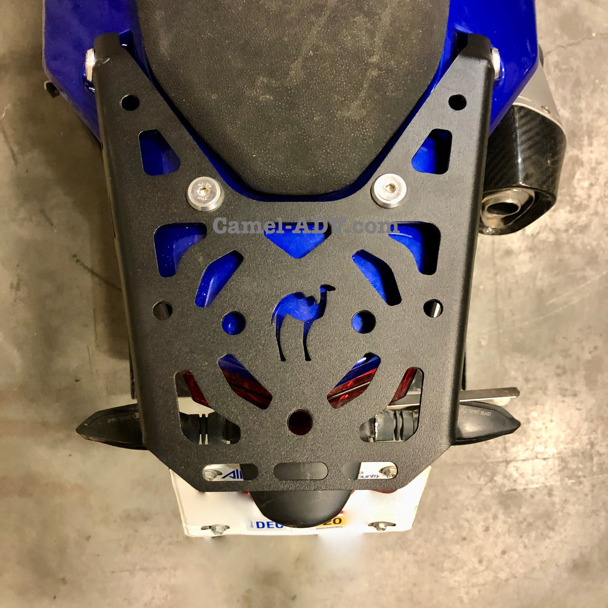 Yamaha 700 Tenere T7 Minimalist Rear Cargo Rack – Camel ADV Products LTD